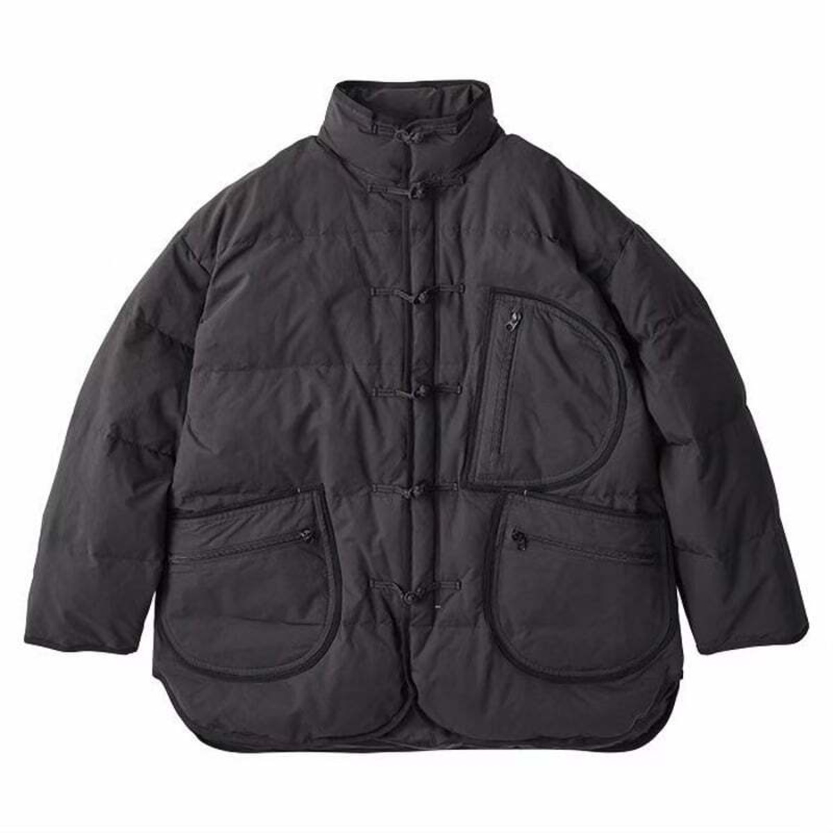 〈PORTER CLASSIC〉WEATHER CHINESE DOWN JACKET BLACK | CABANON