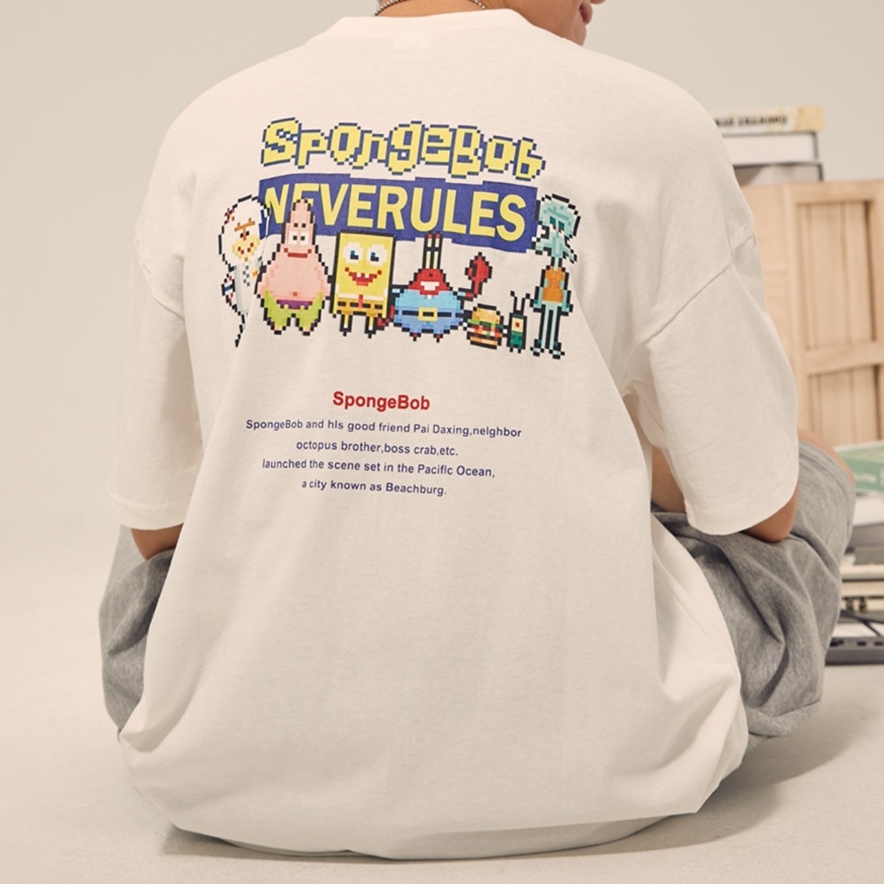 Pixel Graphic Logo Tee S0208 | SUN SEA SURF