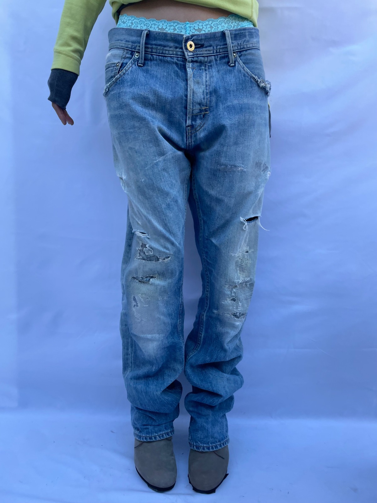 Buckle Back Denim | go pigeon