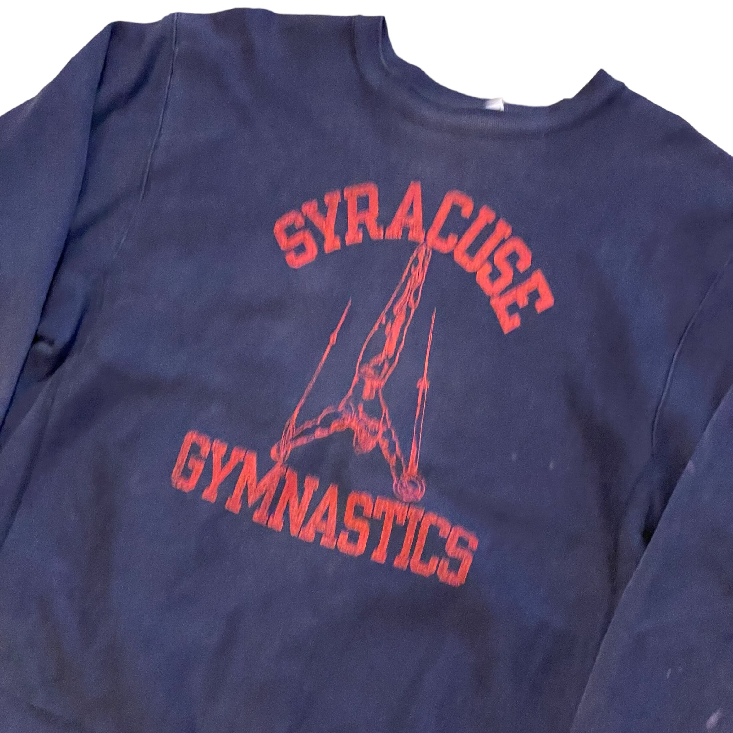 80s Champion R/W sweat "SYRACUSE GYMNASTICS" | What’z up