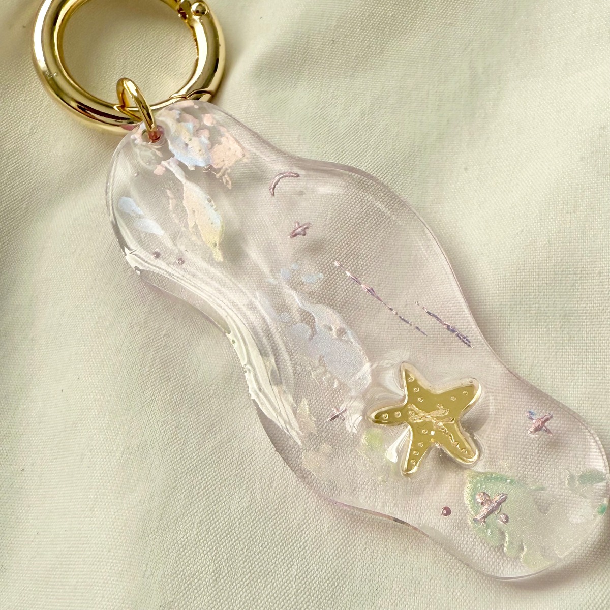 moon star keyring | flow