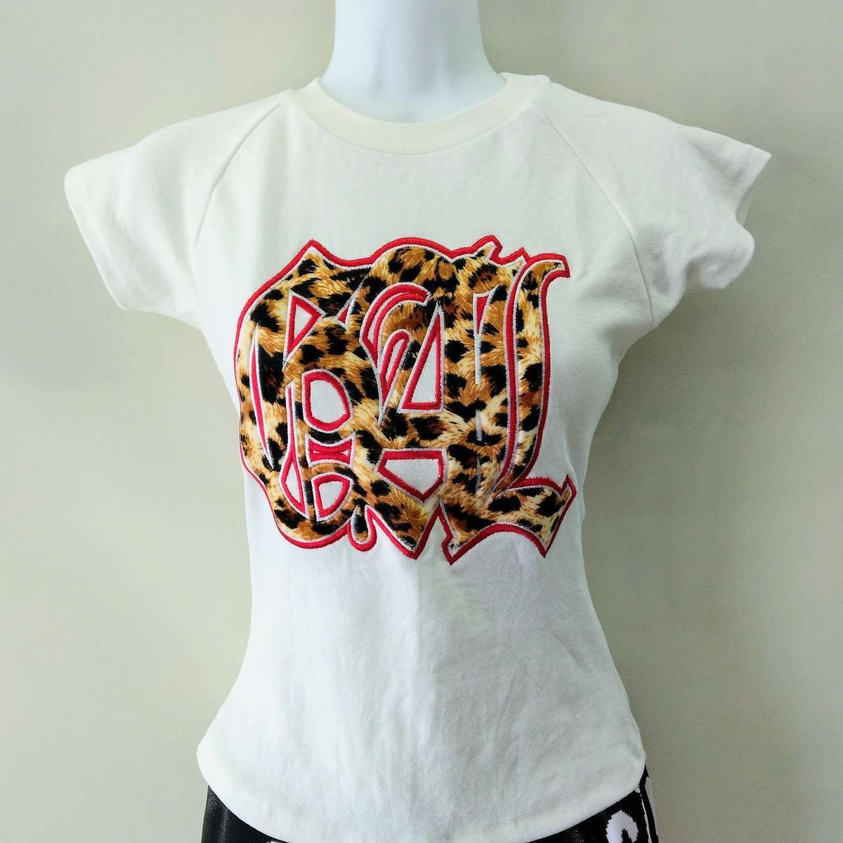 キャンディガルフィー CANDYGALFY 半袖Tシャツ GFYチビT 白 F（メス犬サイズ） It is a T-shirt with a ...