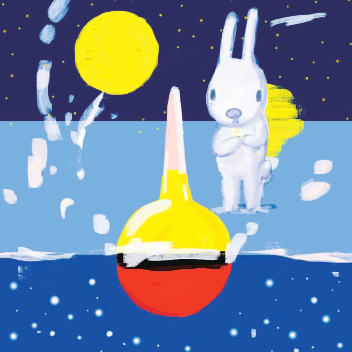 SELL ART 植田 工 Takumi Ueda 「 doodle ｜浮と空海、ウサギさん」Edition: 03 | freedom dictionary