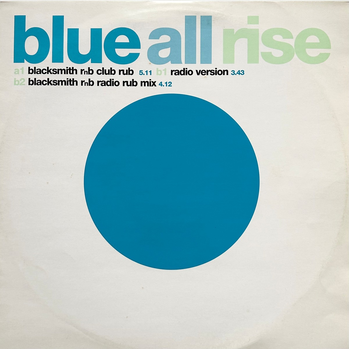 Blue / All Rise | ACC RECORDS VINYL 中古 レコード 通販