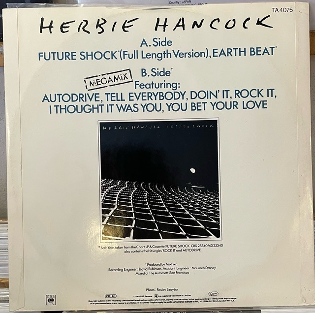Herbie Hancock "Future Shock" 12" | EAD RECORD