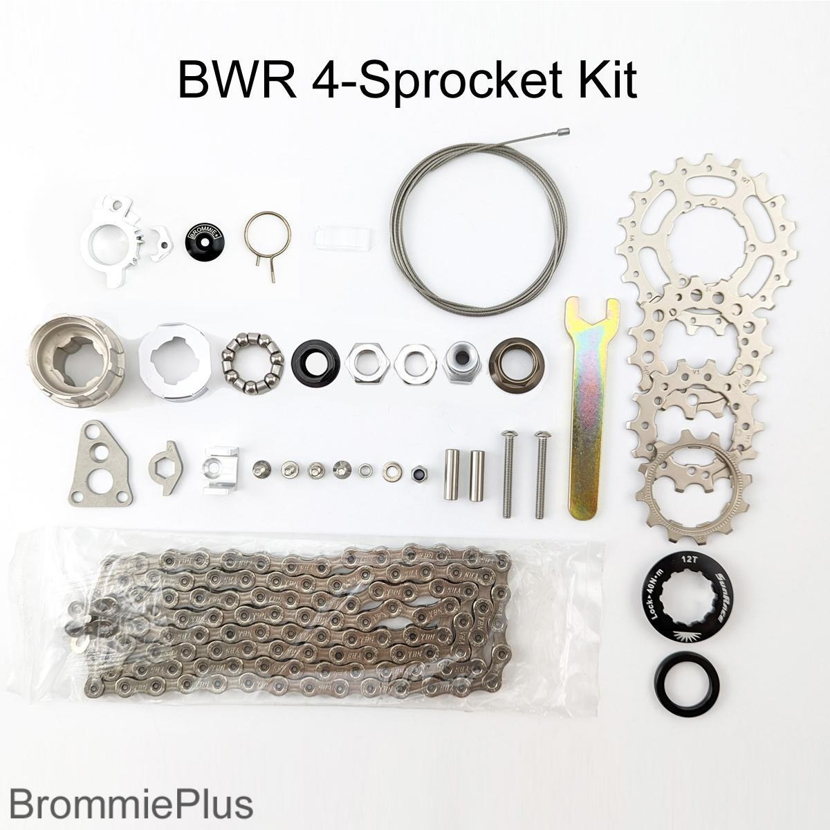 Brommieplus【BWR 4-Sprocket Kit】for Brompton | LORO ONLINE STORE