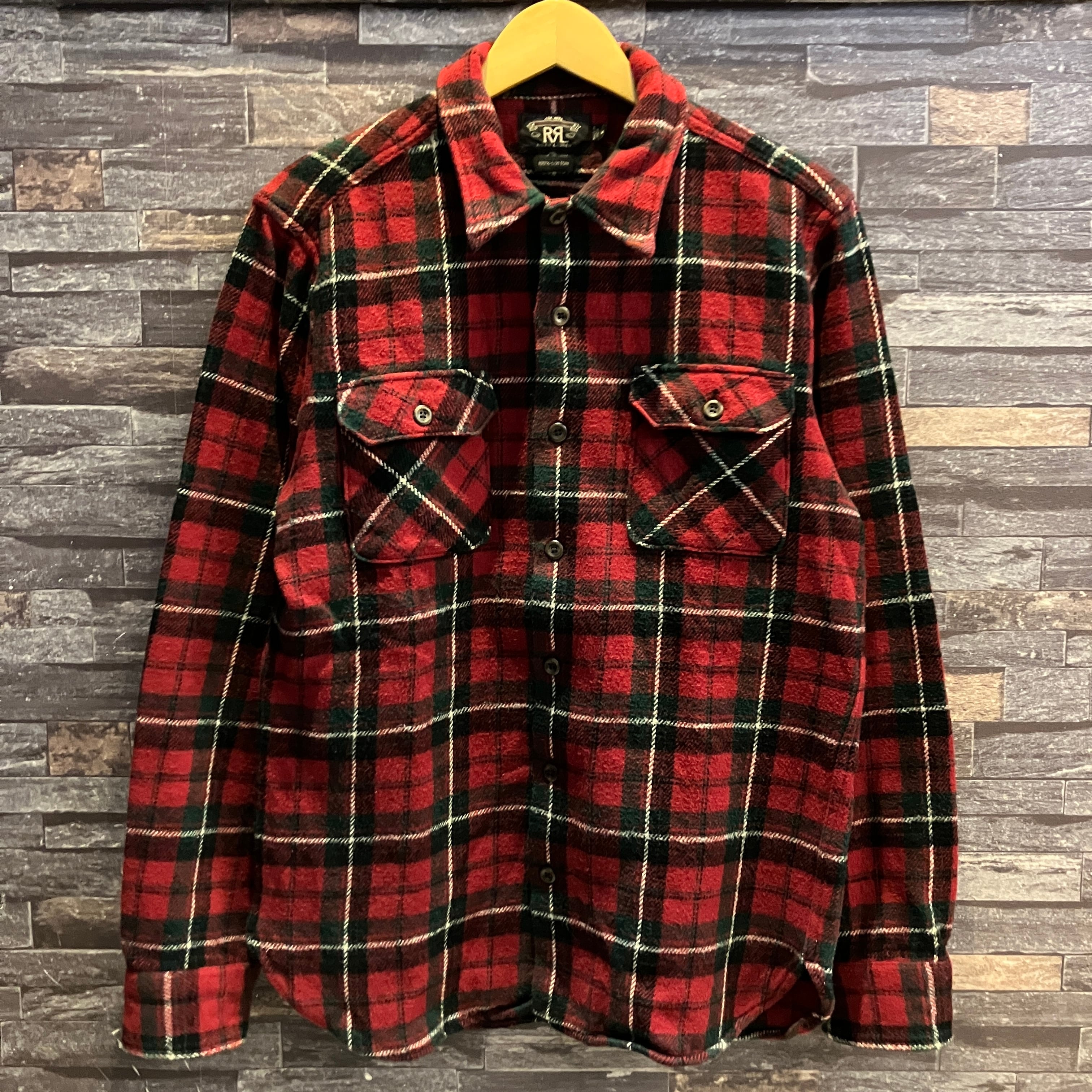 RRL HEAVY FLANNEL CHECK SHIRT | safarionline