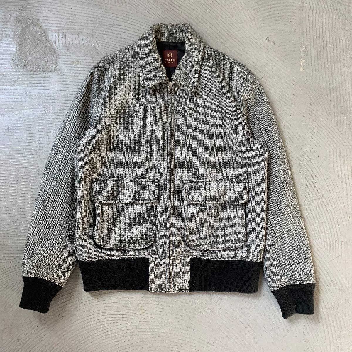 TAKEO KIKUCHI / Herringbone blouson | SAMUEL FINCH / Online store