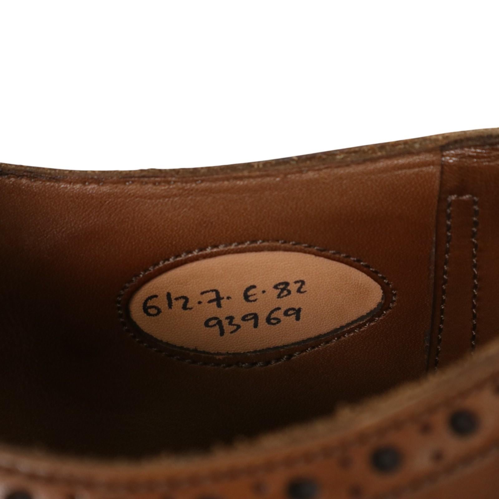 EDOWARD GREEN "HOVE" WING-TIP SINGLE-MONK LEATHER SHOES《6 1/2 ...