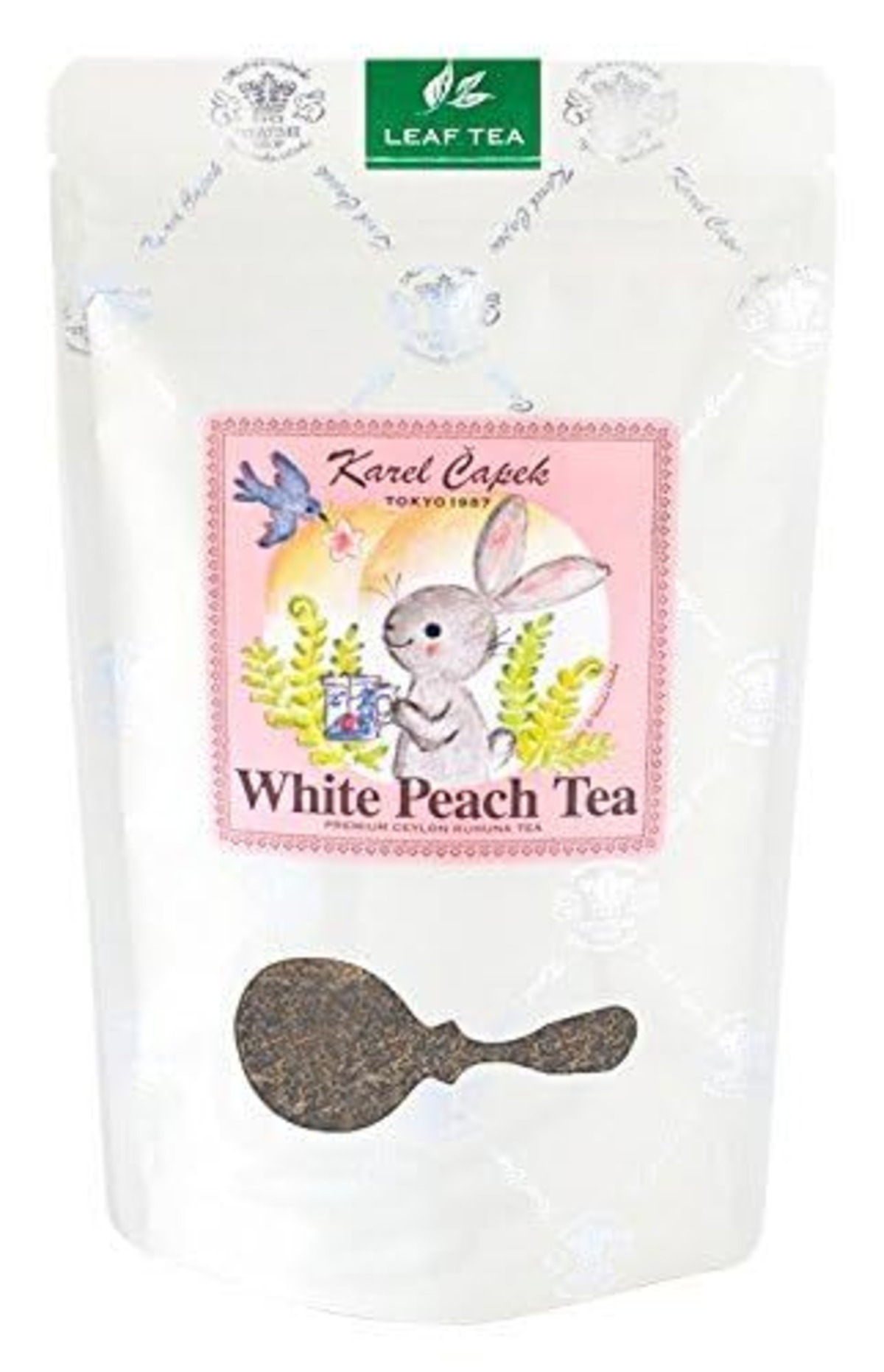 【カレルチャペック】ホワイトピーチティー pack [ 紅茶 リーフ 茶葉 白桃 ルフナ フレーバーティー ] リーフ80g/1袋 | loop0707