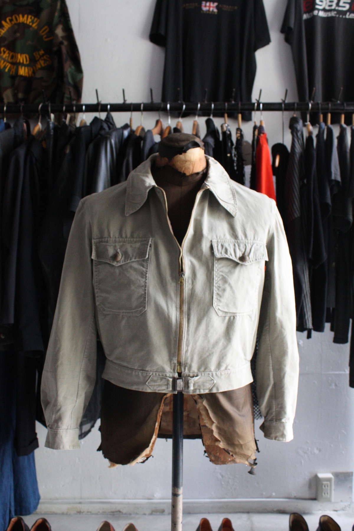 1930s French cotton cyclist jacket. | Just because