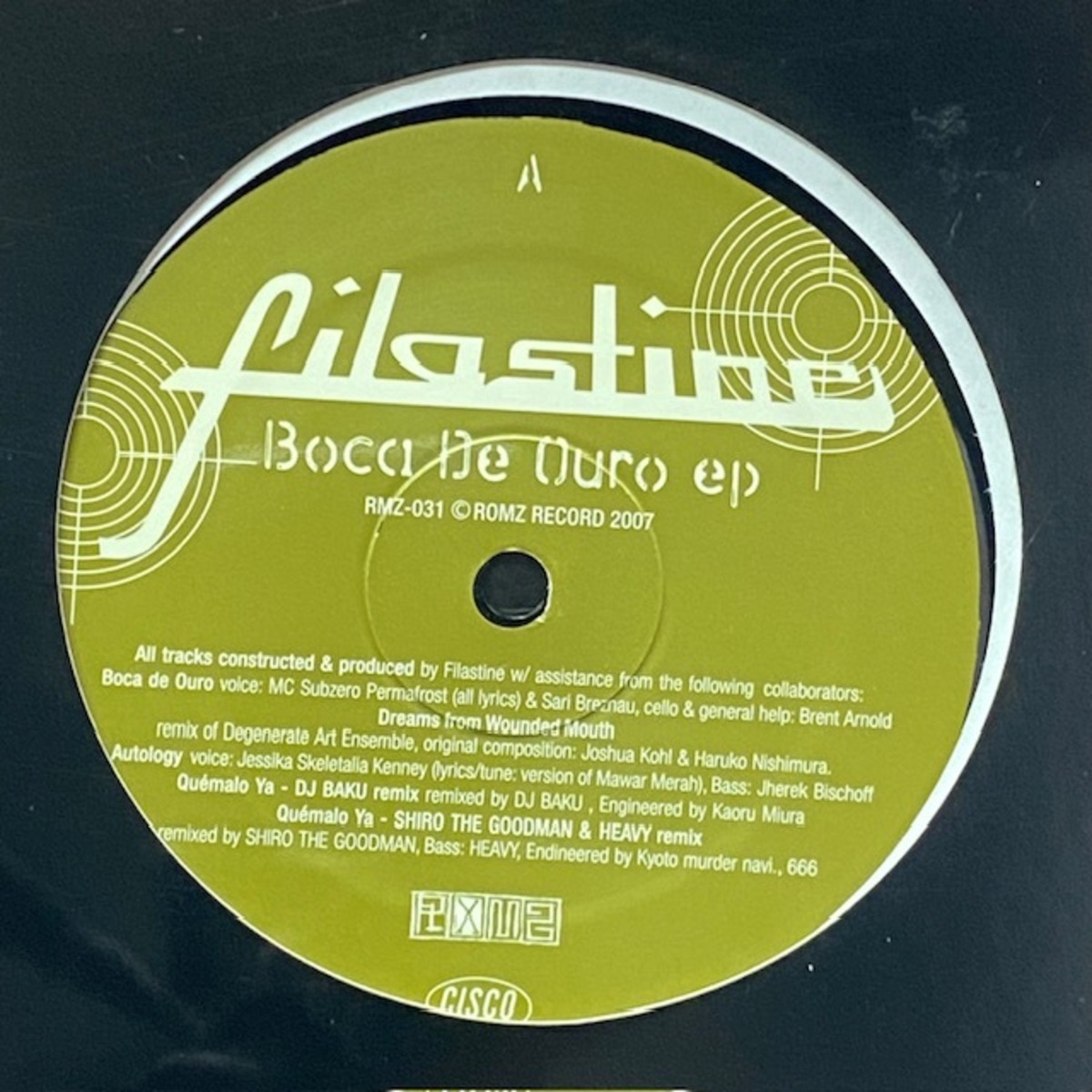 Filastine – Boca De Ouro EP YMR | KINGKONG