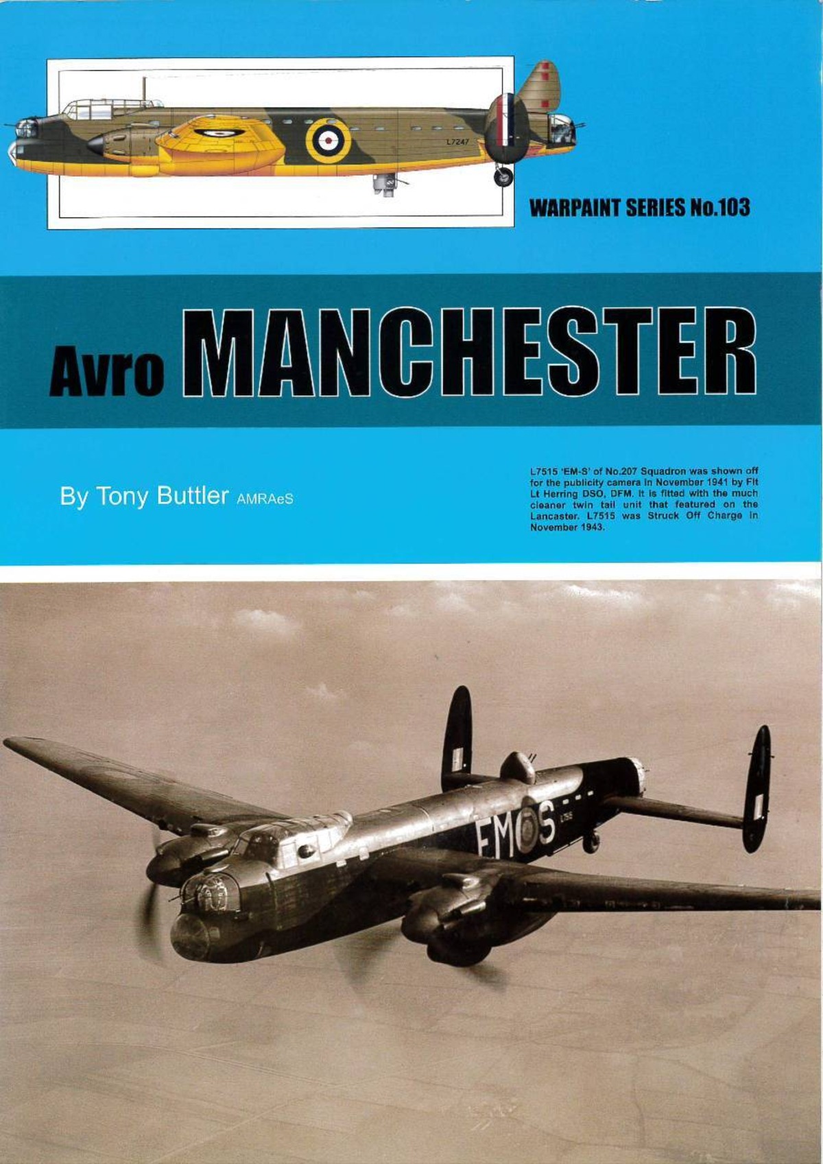 WARPAINT SERIES No.103: Avro MANCHESTER | 西山洋書