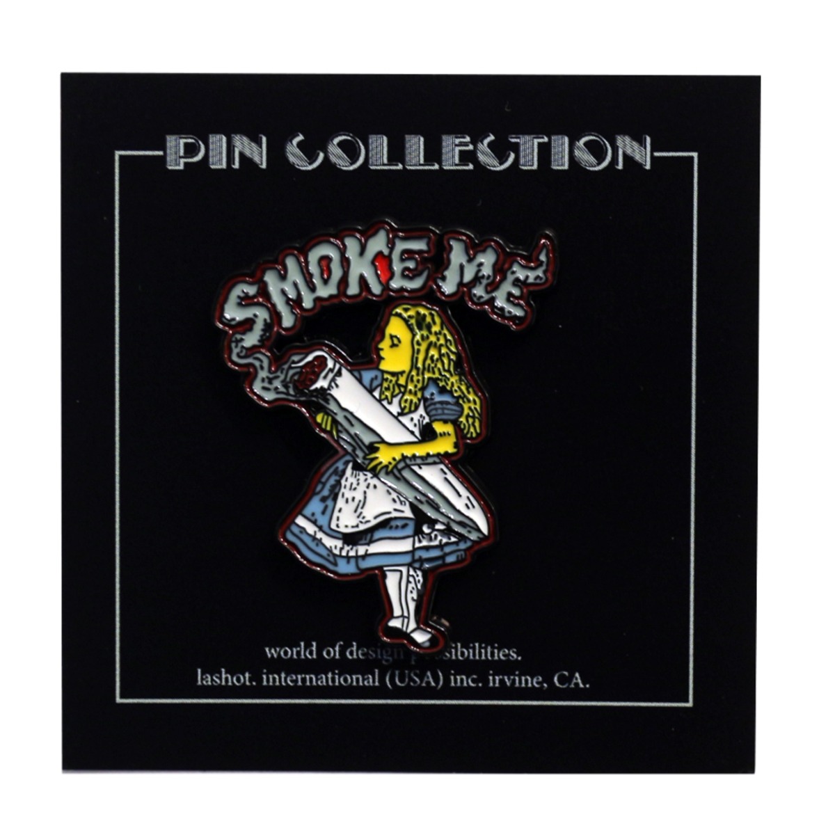 Pin Collection Alice Smoke Me Pin Badge Brooches | mingus