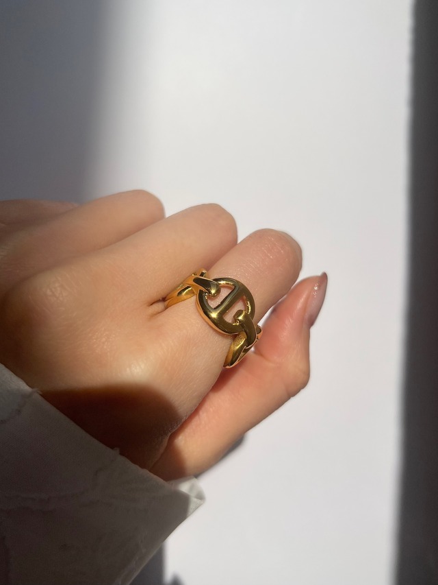 Big anchor ring | tresbyjewelry