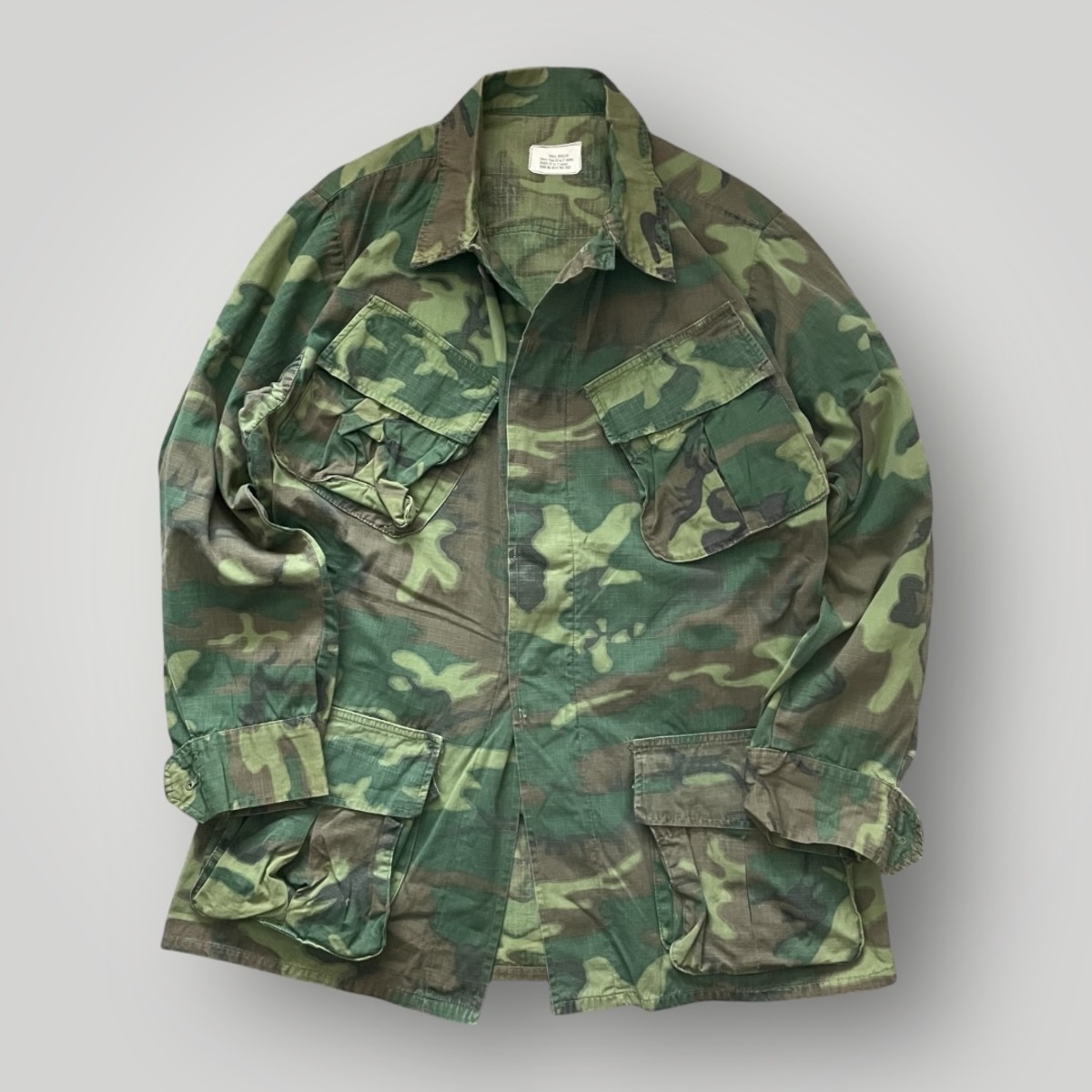68s US ARMY JungleFatigue Jacket ERDL Camo 4th S-R | Aim vintage