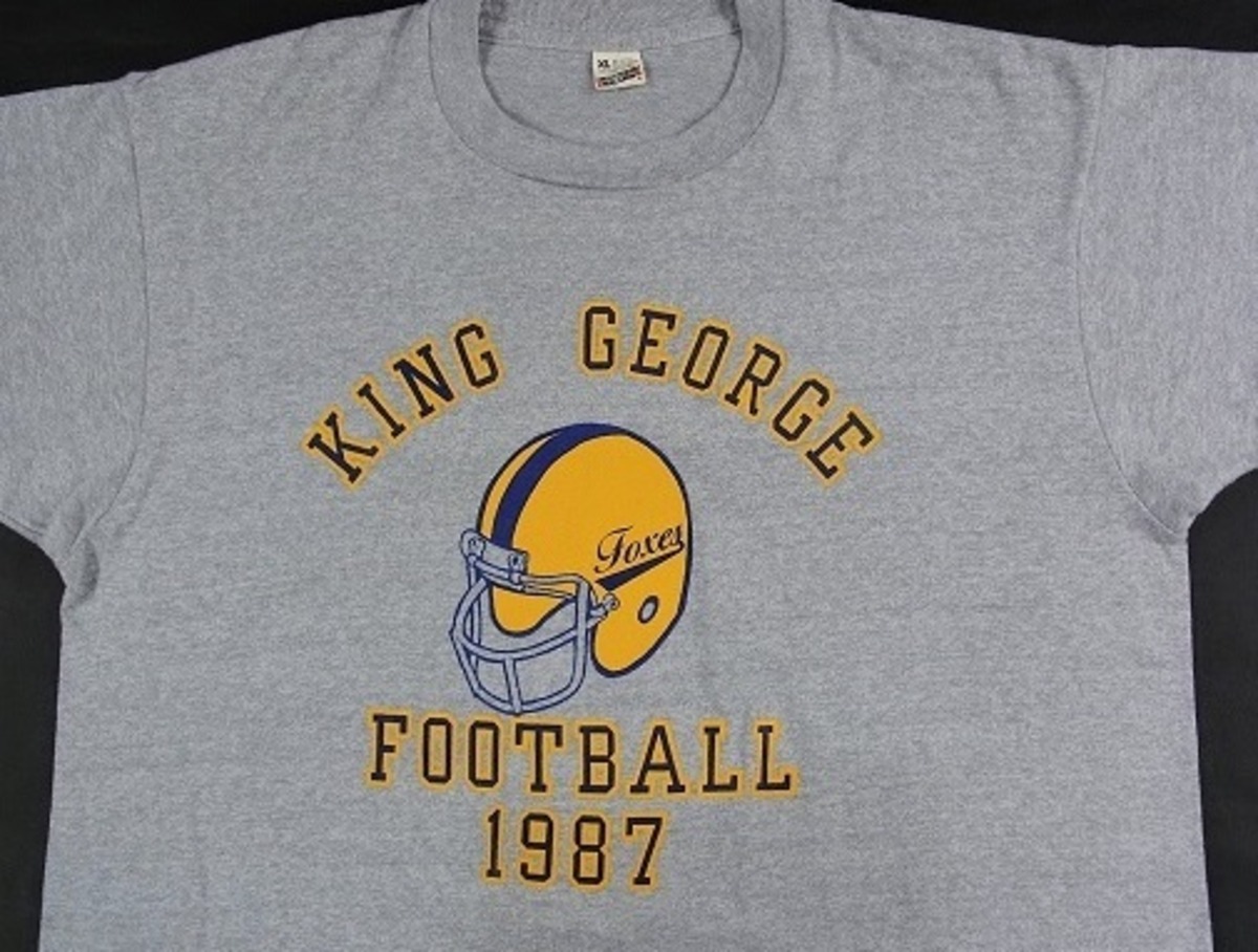 80's KING GEORGE FOOTBALL 1987 ヴィンテージ Tシャツ | CYCLONE
