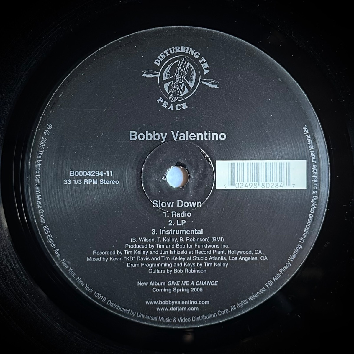 Bobby Valentino / Slow Down | ACC RECORDS VINYL 中古 レコード 通販