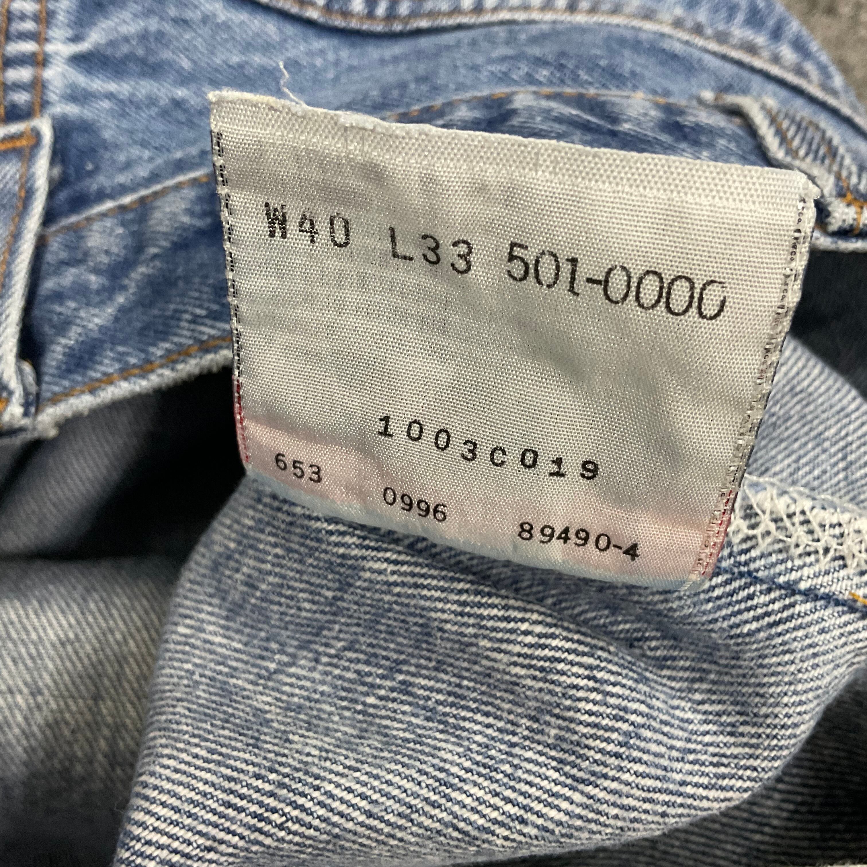 90s Levi’s 501 表記W40 USA製 | Pigsty Amemura