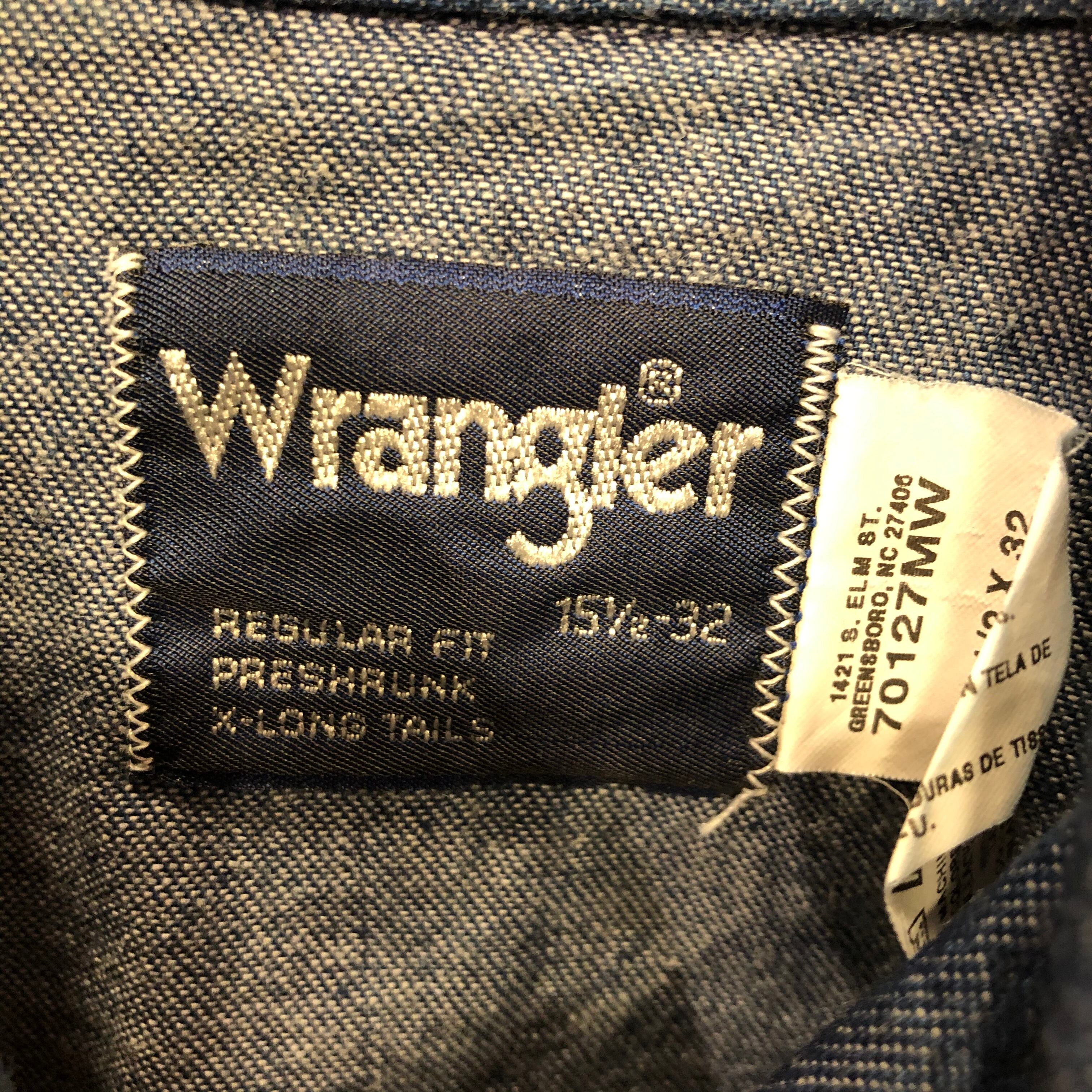 00s Wragler Denim Western Shirt | VOSTOK