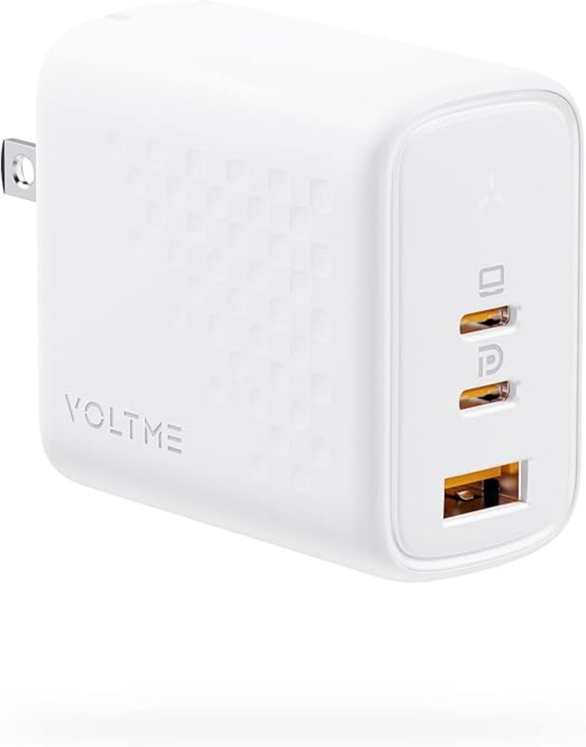 PD 充電器 65W VOLTME 3ポート搭載 急速充電器 USB-A×1 & USB-C×2 GaN(窒化ガリウム)採用 折畳式プラグ 軽量 コンパクトusb c 充電器 PSE技術基準 ...