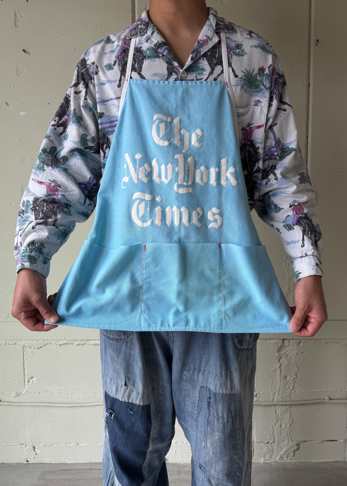 -1970’s The New York Times apron | EVERYTHING WAS BEAUTIFUL