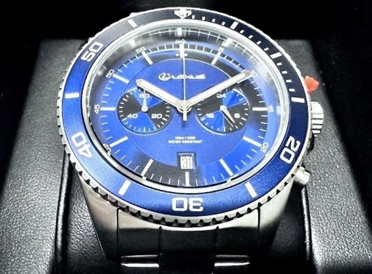 Lexus Structural Blue Chronograph Watch | LEXUS FASHION STORE - LEXUS ...