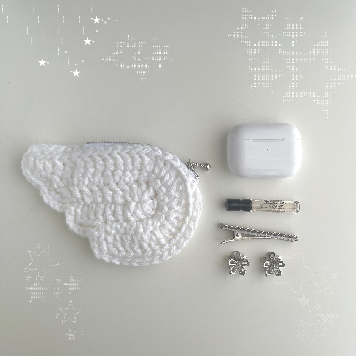 angel wings pouch | Wednesday