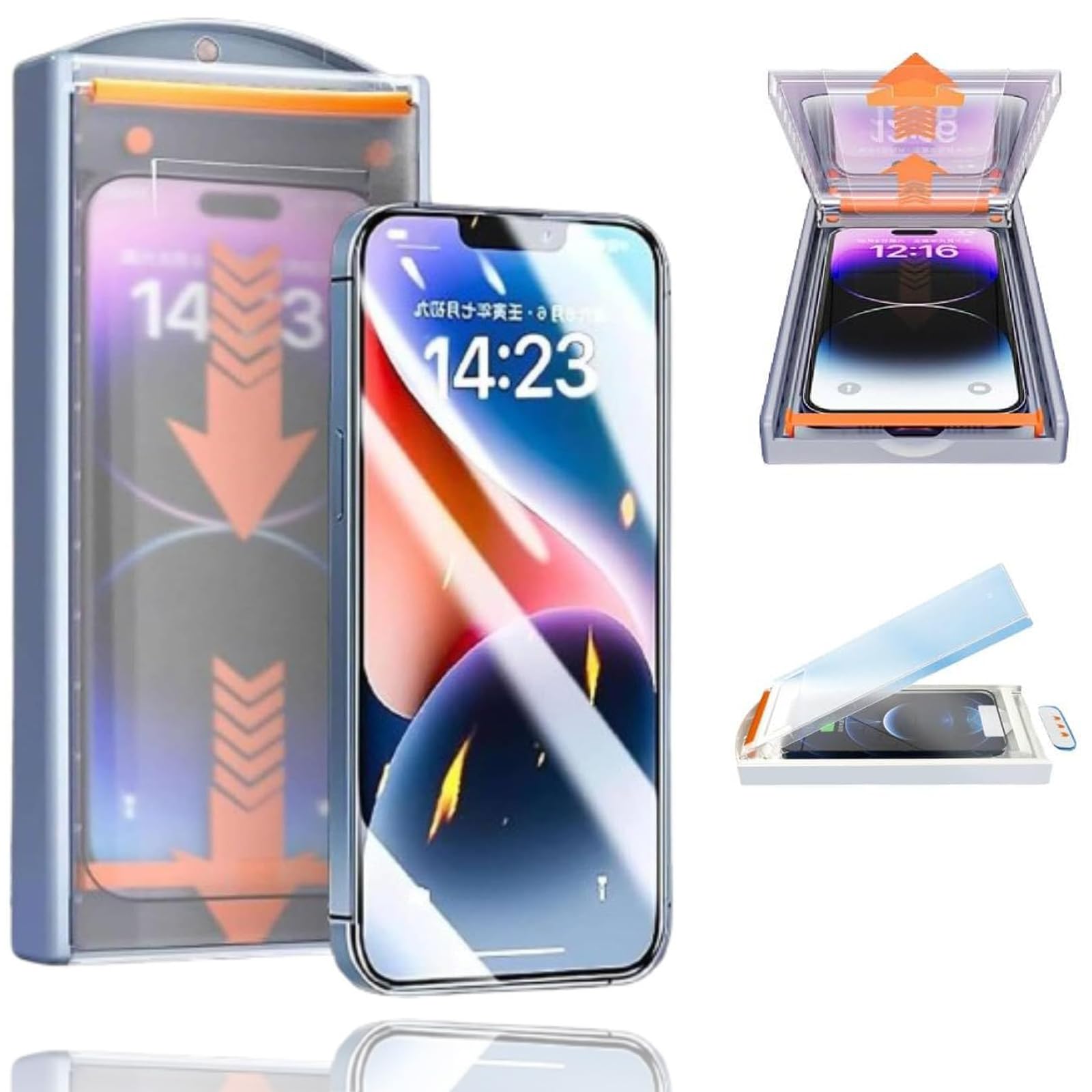 Funcat Screen Protector、Funcat 360プライバシースクリーンプロテクター15 14 13 12 Pro Max ...