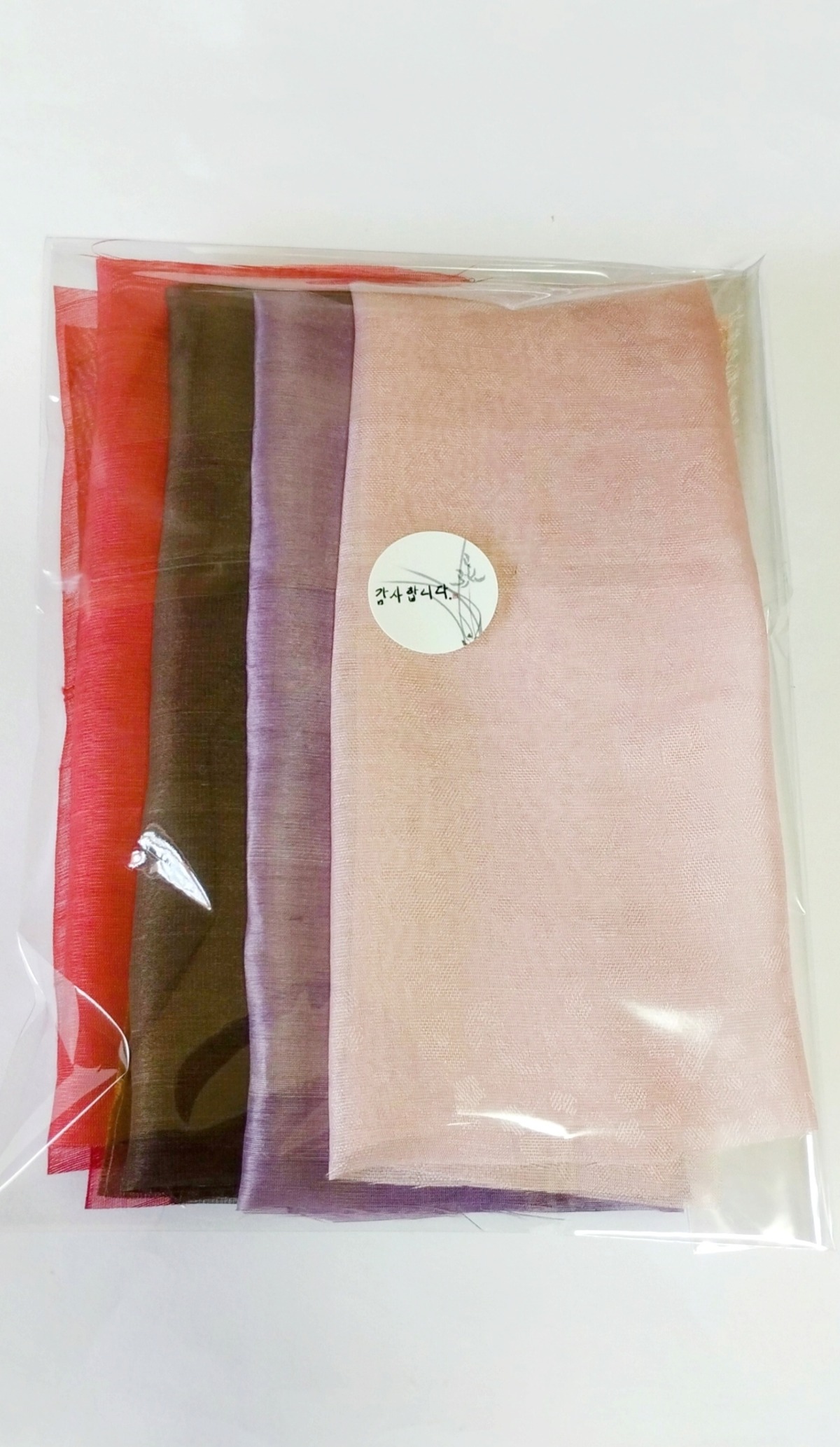 ポジャギ オクサ絹布 36cm×20cm×4色 t@d2 | ポジャギの布屋 Fir tree