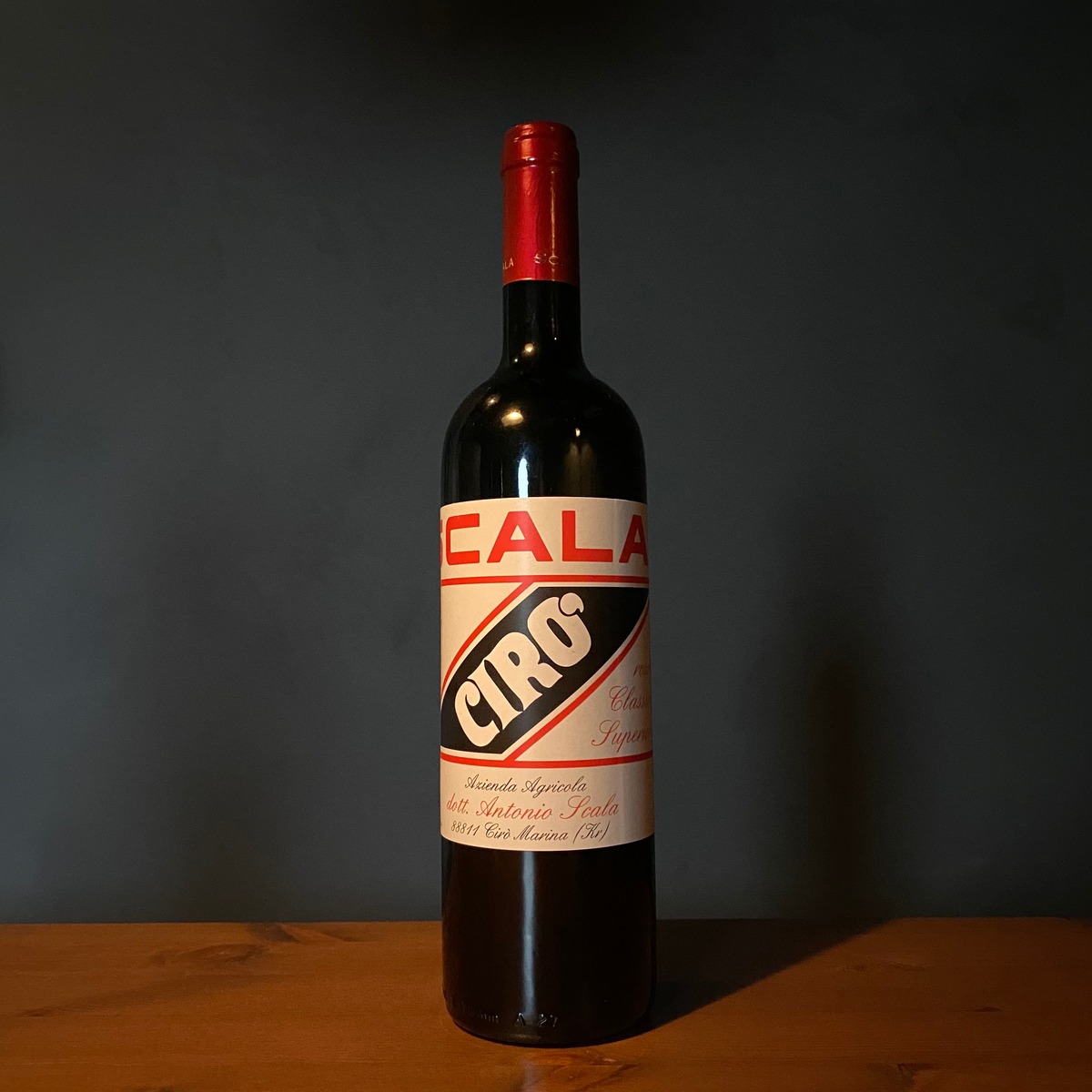 Ciro Rosso Classico Superiore '18 （チロ・ロッソ） | 酒室 -Centoux-