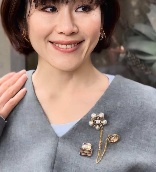 【668】チェーンブローチ | BELLA GENTE