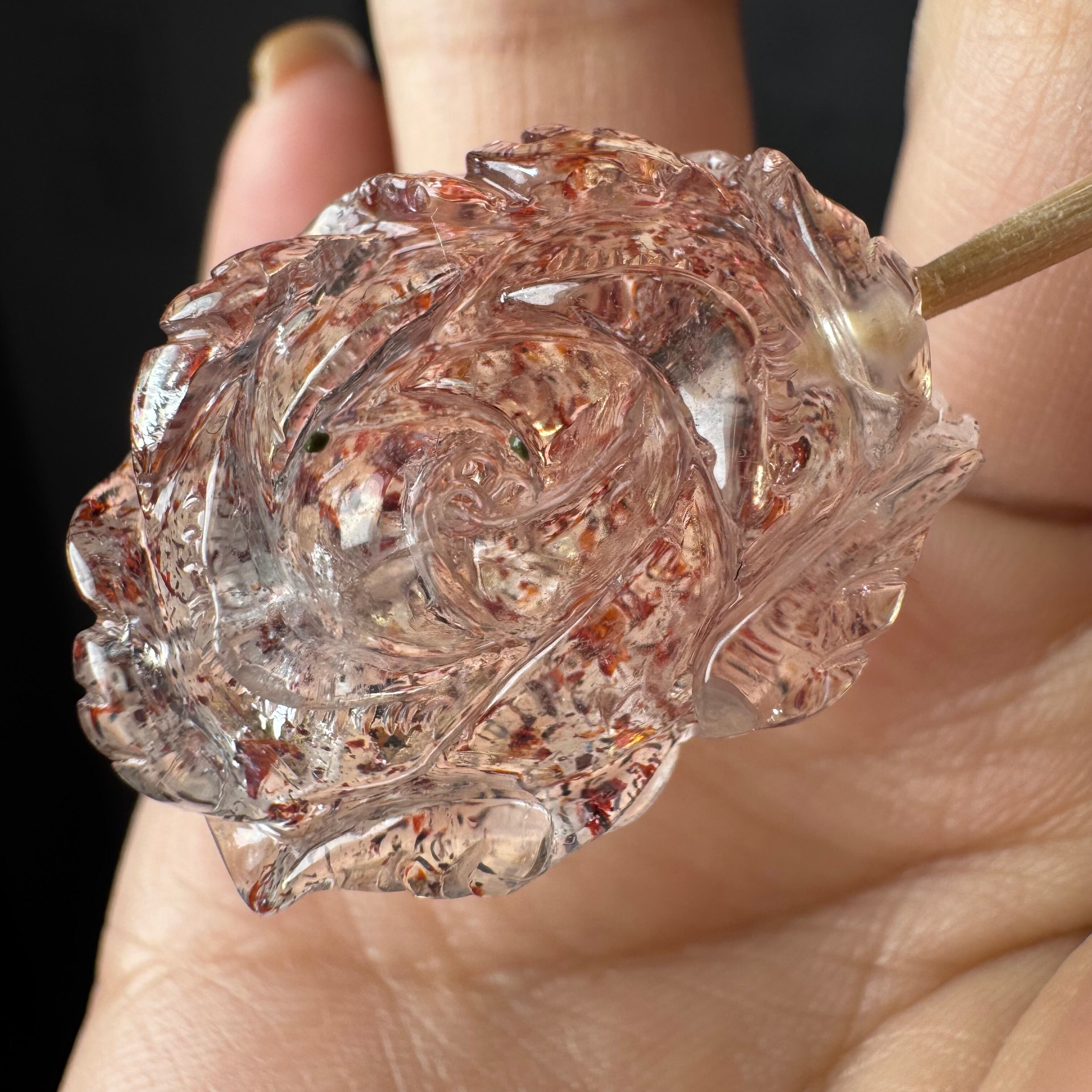 no.1 レピドクロサイト お花 約28.2x22.1x9.9mm | sumiha7