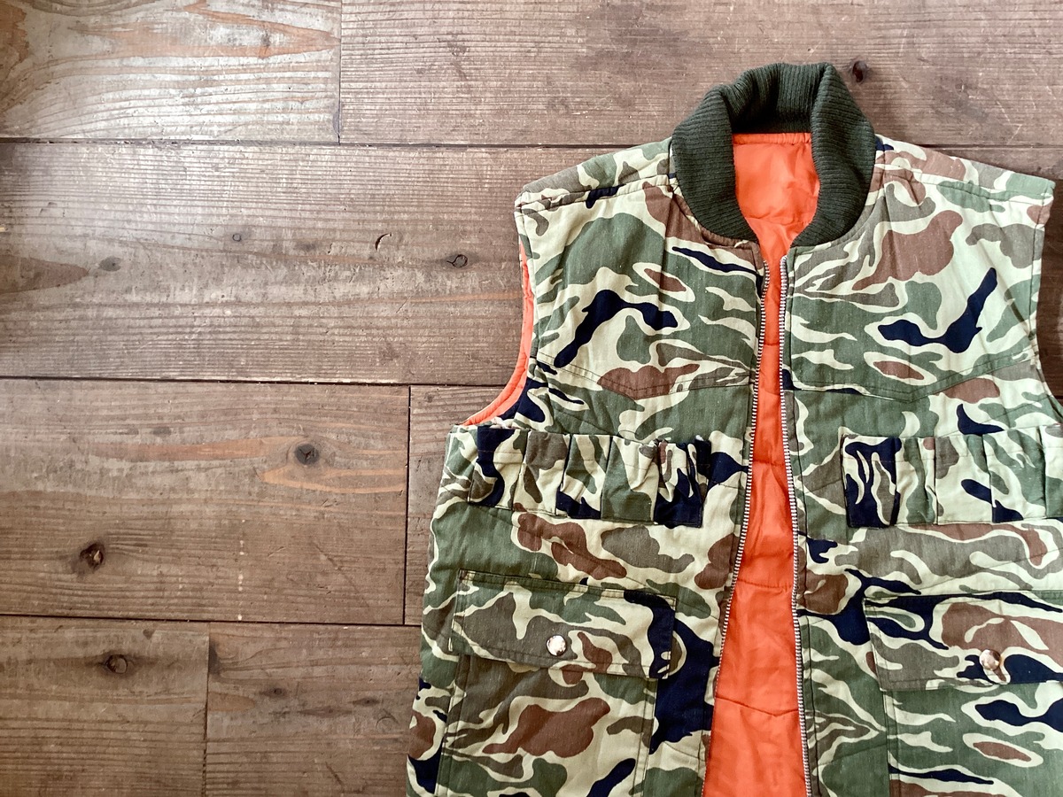 1970's Unknown Reversible Hunting Vest | OLD SKUNK