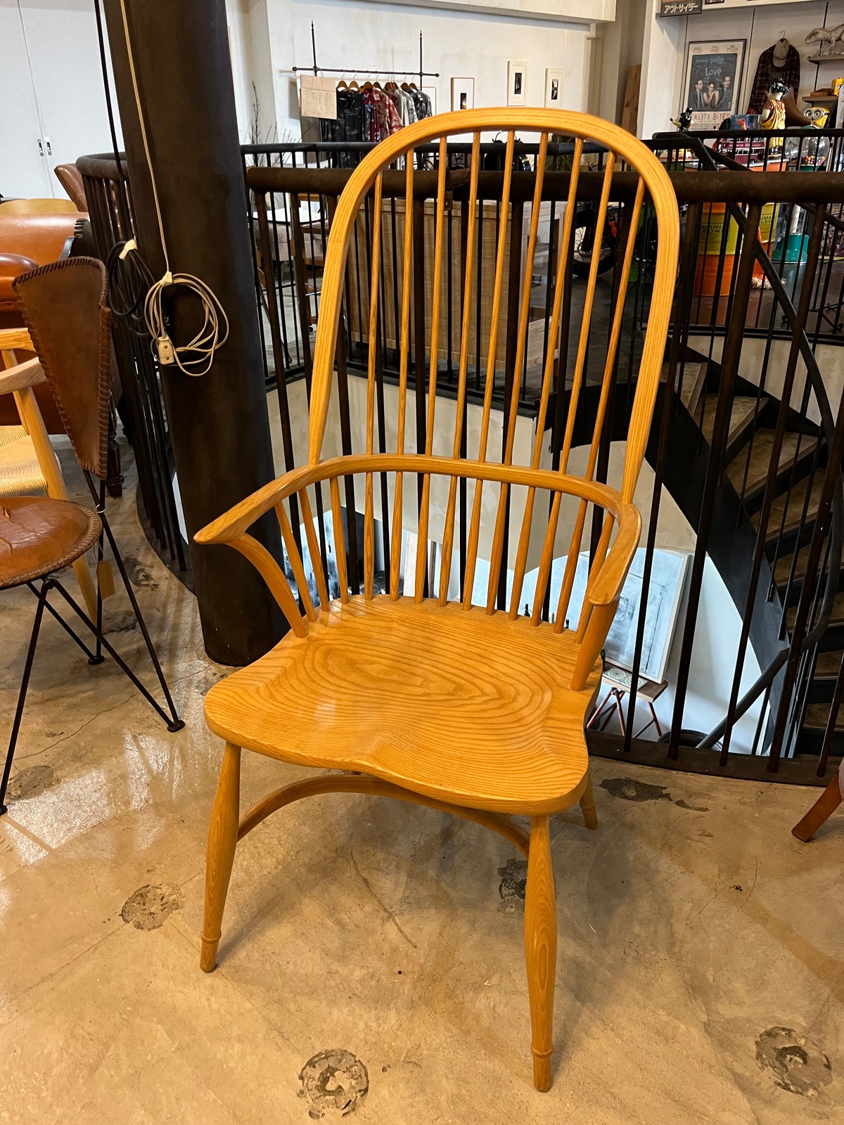 ウィンザーチェア クリア仕上げ | BLUEWORKS-VINTAGE-