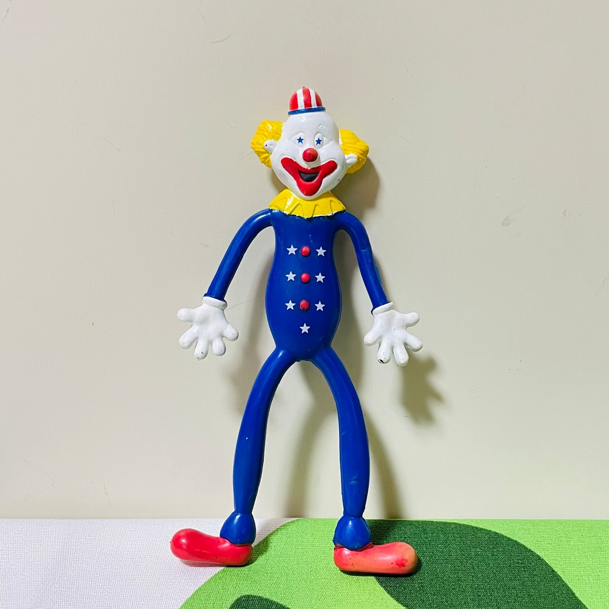 NAVY BLUE CLOWN BENDABLE FIGURE 紺色の服を着たピエロ クラウン ベンダブル フィギュア RUSS ポーザブル ...