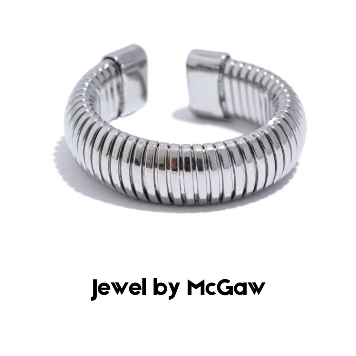 Ribs ring-silver | THE McGaw
