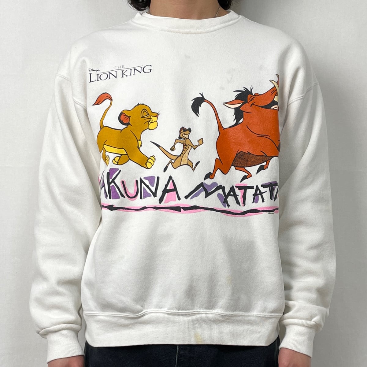 90s USA製 Disney ライオンキング スウェット 古着 ディズニー 90s USA製 Disney ライオンキング スウェット 古着 ディズニー