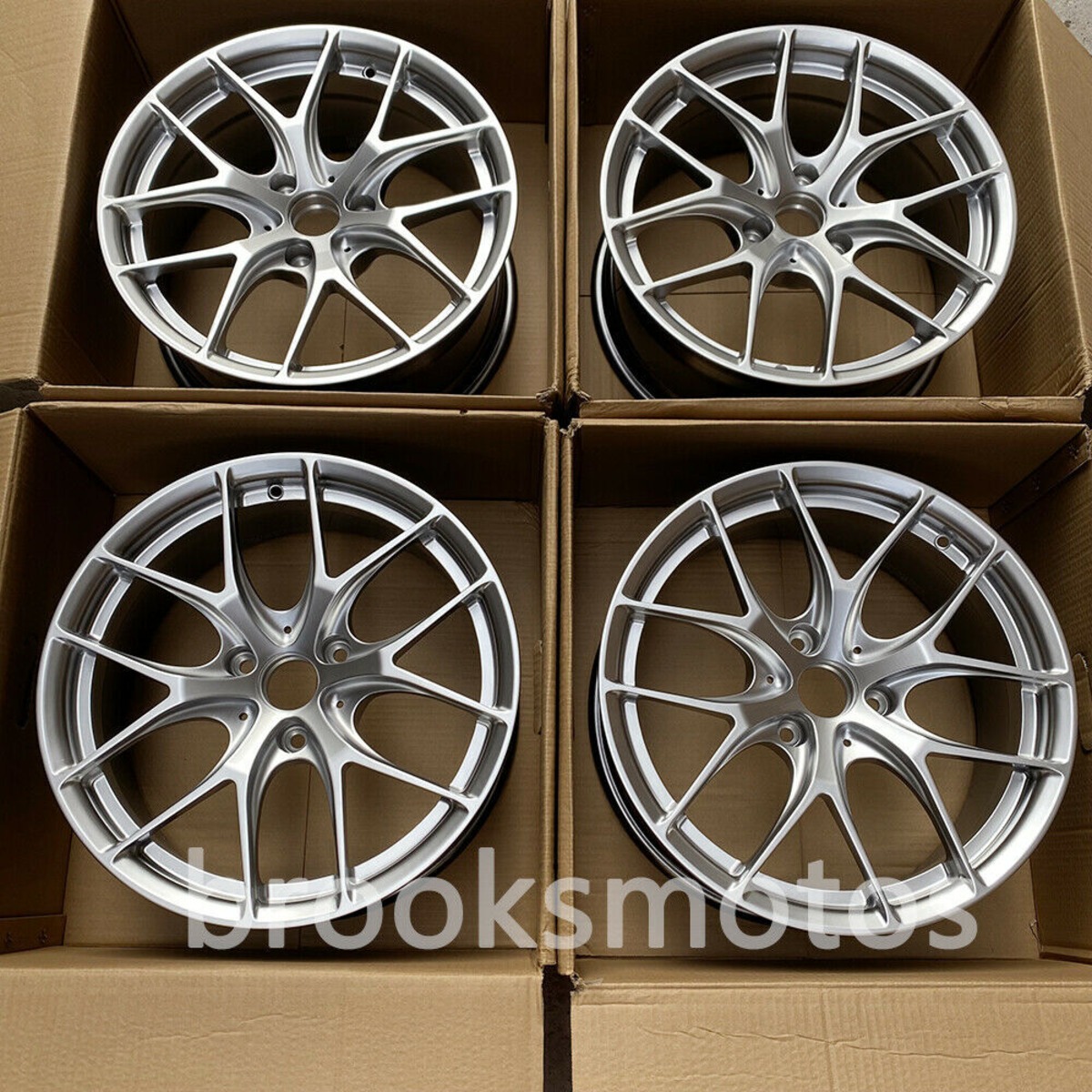 17インチ NEWスタイルハイパーシルバーホイールススマートフォートゥー 3X112 17x7.5 BRN-1164 ...