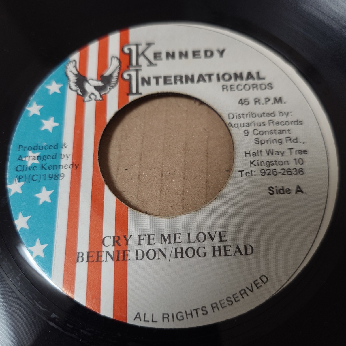 Beenie Don & Hog Head - Cry Fe Me Love // Kennedy 7inch / Bend Down Low ...