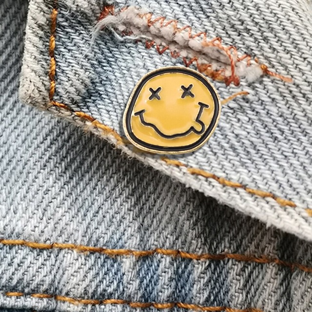 Pin Collection Nirvana Yellow Smile Face Pins Pin Badge Brooches | mingus