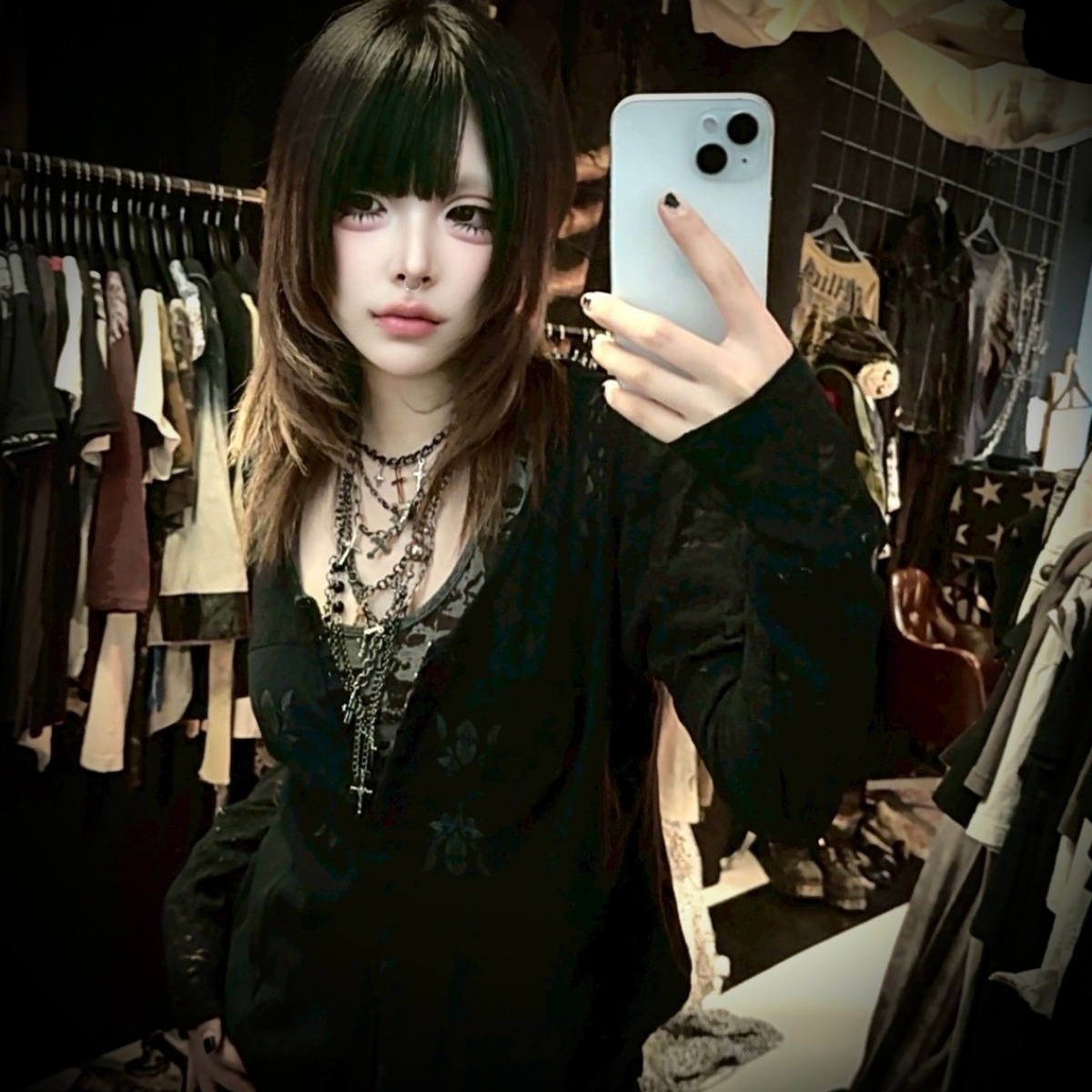 Harley-Davidson Gothic Rider Lace Top | drop.osaka