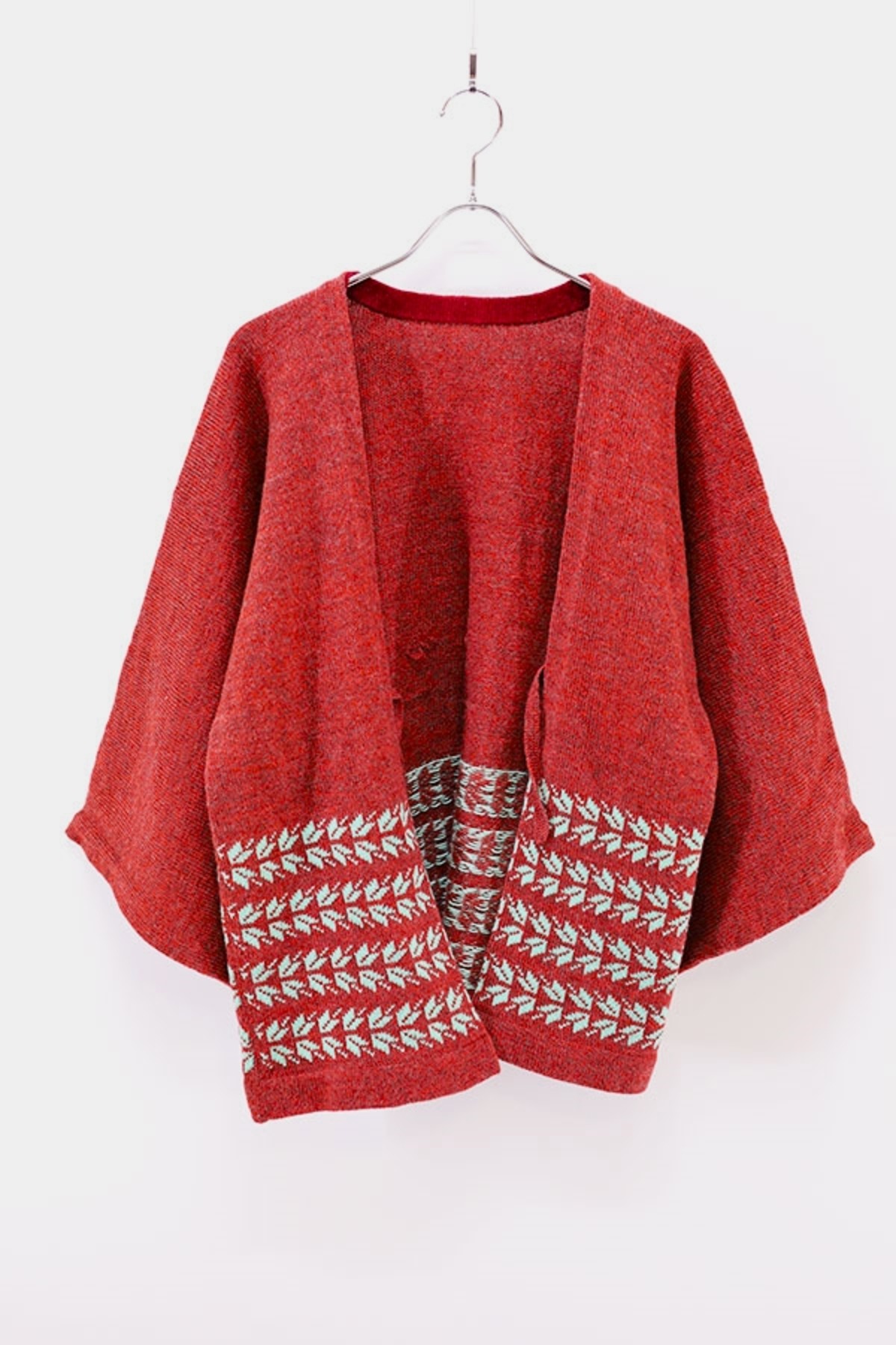 Used Womens 70s HAORI design wool knit cardigan Size L 相当 古着 | ear ...