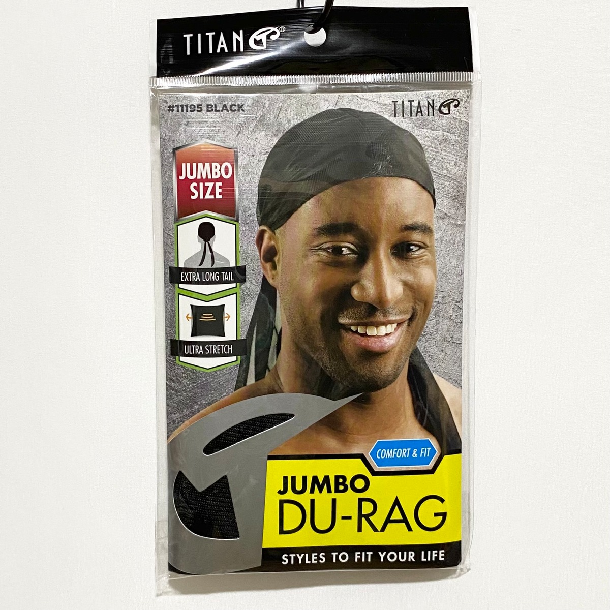 Jumbo Du-Rag Black | IDLS Online