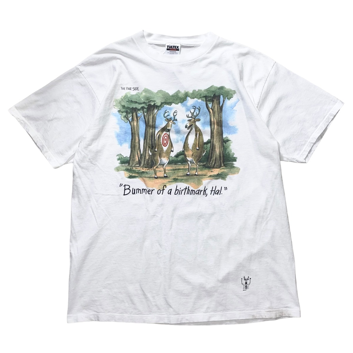 vintage 1990’s THE FAR SIDE “Bummer of a birthmark,Hal.” tee | NOIR ONLINE