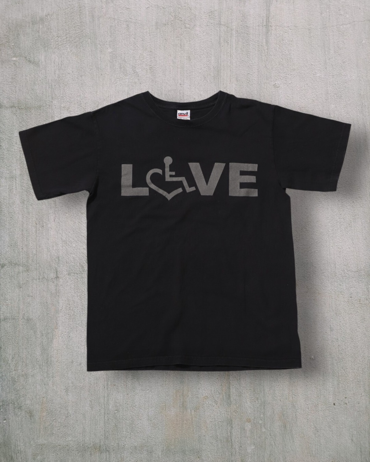 anvil LOVE x Disability Support Motif" Charity/Message T-Shirt #VA009 ...