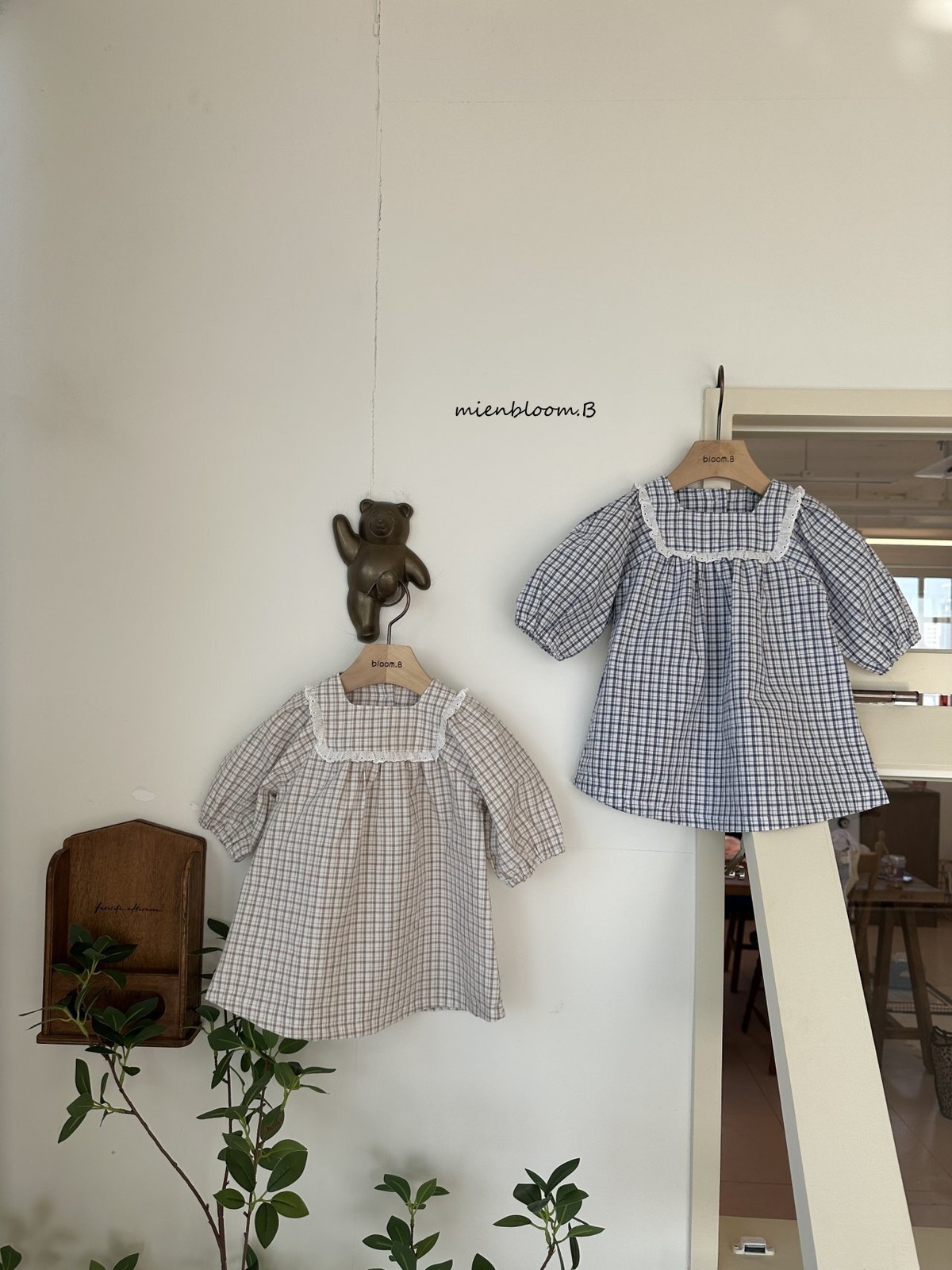 《予約》mienbloom.B Classic Check One-Piece ( baby ) | umi