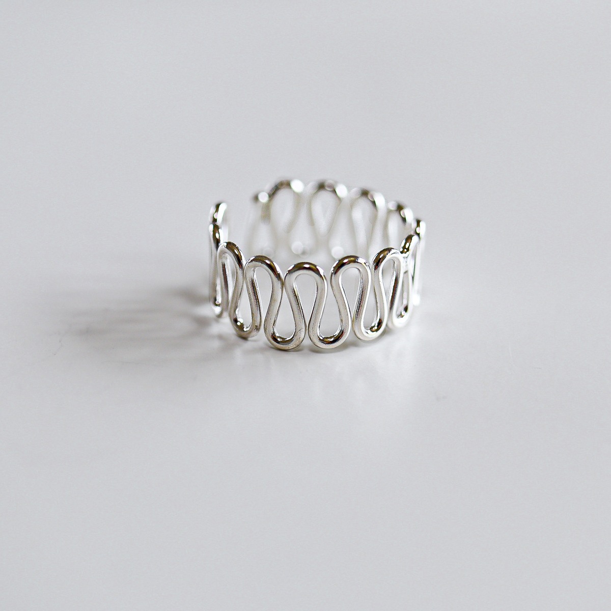 silver925 ribbon ring R200 | RIN. accessory ｜ステンレス・silver925 金属アレルギー対応アクセサリーなど