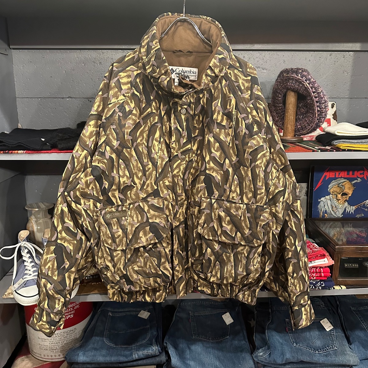 90s Columbia Delta Marsh Camouflage Hunting Jacket | VOSTOK