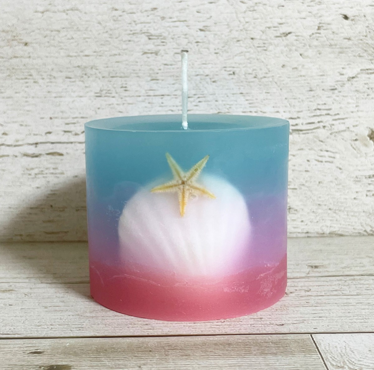 OCEAN CANDLE Ssize キャンドル(プルメリアの香り) | timtomcandle ハンドメイドキャンドル